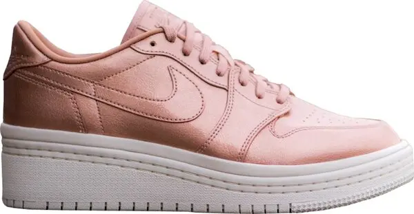 JORDAN 1 Retro Low Lifted Sneakers - Metallic Red Bronze/sail