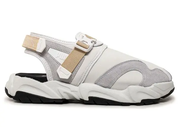 PUMA Ts01 Retroin Slides - Feather Gray/puma Black