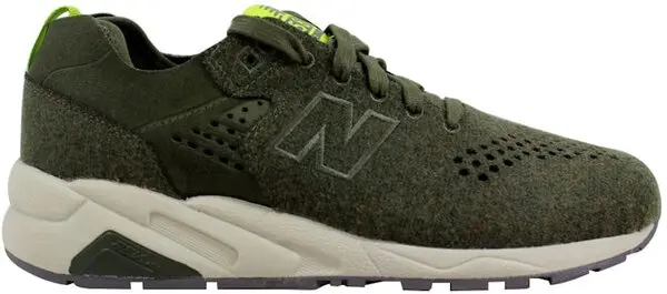NEW BALANCE 580 Reengineered Wool Sneakers - Olive Green