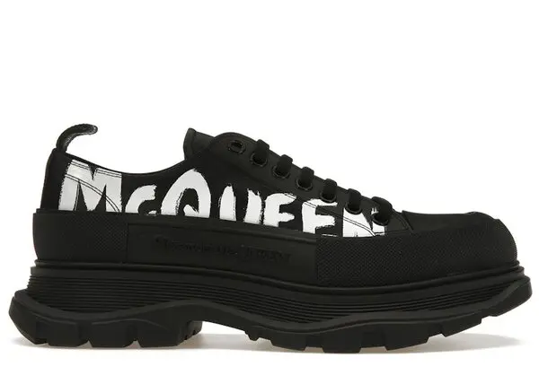 Alexander McQueen Tread Slick Low Lace Up Sneakers