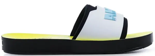 PUMA Surf Slide - Puma Black/puma White/safety Yellow