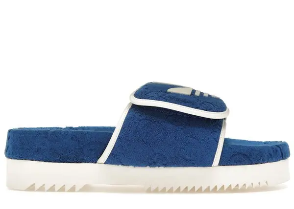 Gucci Adidas X Gg Platform Sandal - Blue/white