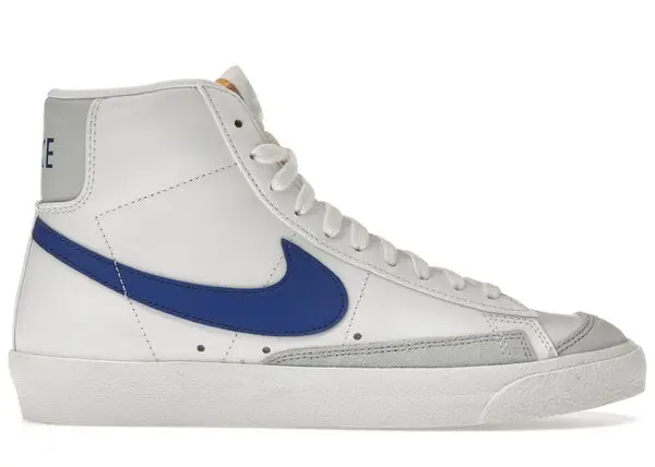 Nike Blazer Mid 77 Vintage Sneakers - White/pure Platinum/game Royal