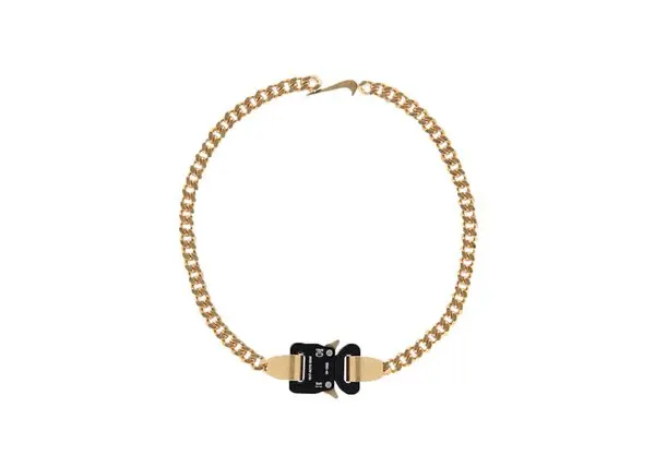 1017 Alyx 9sm Swoosh Hero Chain Necklace - Gold