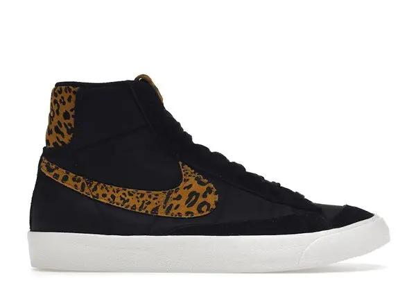 Nike Blazer Mid Print High-top Sneakers - Black/leopard