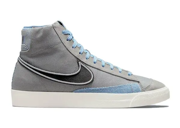 Nike Blazer Mid - Grey/black/denim