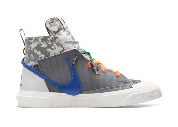 Nike Blazer Mid Readymade Sneakers - Grey/white/royal