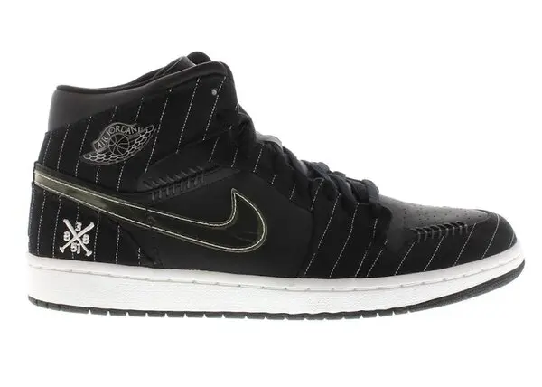 JORDAN 1 Retro Opening Day Sneakers - Black/white/silver