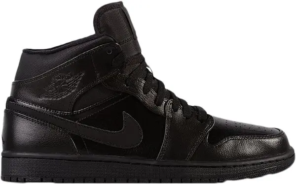 JORDAN 1 Retro Mid Sneakers - Black