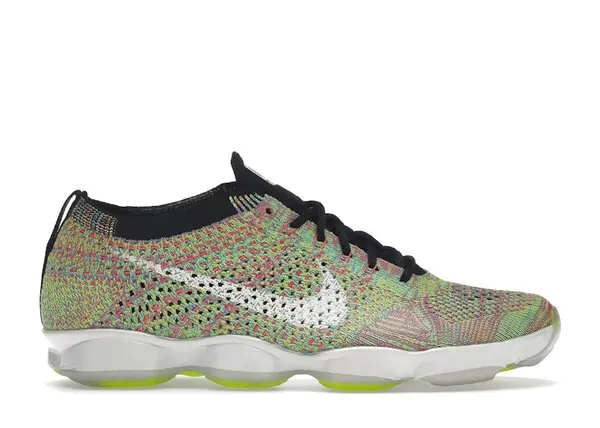 Nike Flyknit Agility Sneakers - Multicolor/white/green