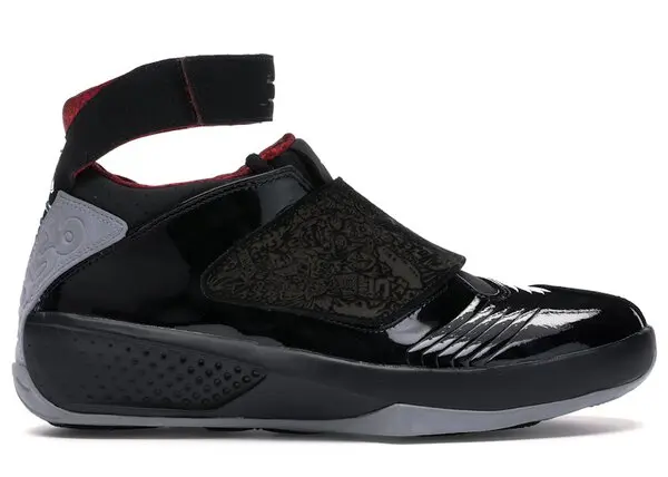 JORDAN 20 Retro High-top Sneakers - Black/stealth/varsity Red