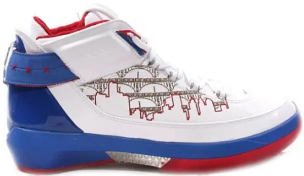 JORDAN 22 Og Rip Hamilton Pe Sneakers - White/metallic Silver/varsity Royal