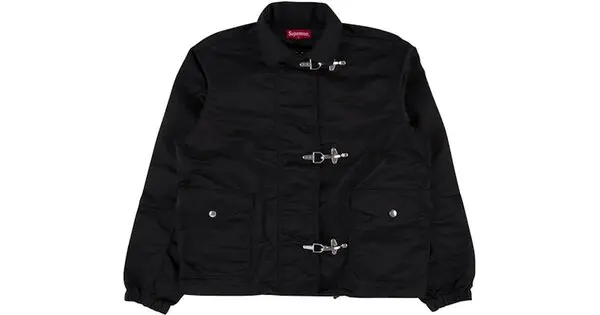 Supreme Nylon Turnout Jacket - Black