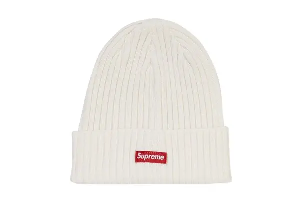 Supreme Overdyed Beanie - White