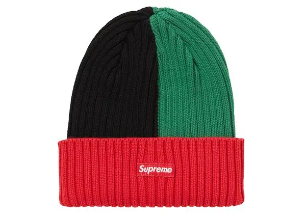 Supreme Overdyed Beanie - Mixed Red