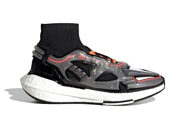Adidas Ultra Boost 22 Stella Mccartney Sneakers - Transl/core Black/signal Orange