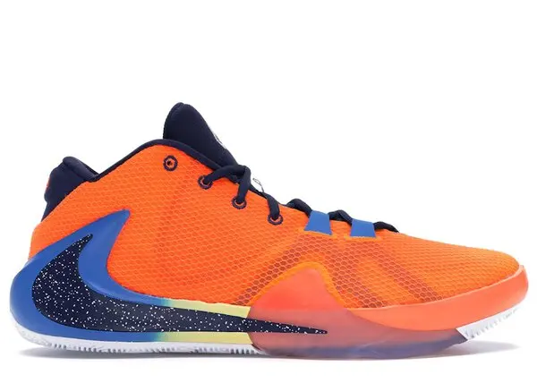 Nike Zoom Freak 1 Antetokounbros Sneakers - Total Orange/midnight Navy Blue/white