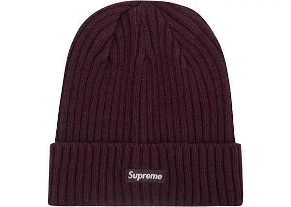 Supreme Overdyed Beanie - Eggplant