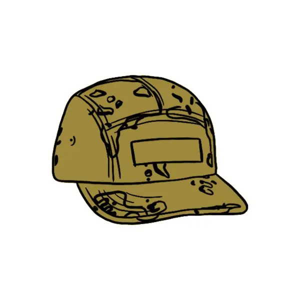 Supreme Overdyed Camo Camp Cap - Green