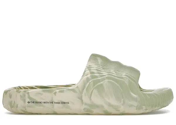 Adidas Adilette 22 Slides - Magic Lime/st Desert Sand