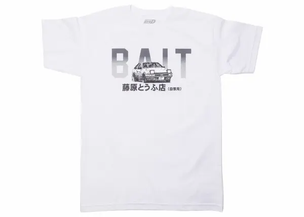 BAIT X Initial D Logo Design Tee Shirt