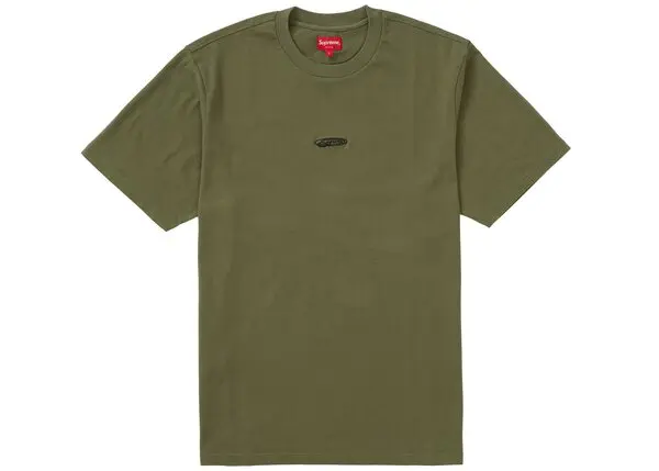 Supreme Oval Short Sleeve Top - Olive