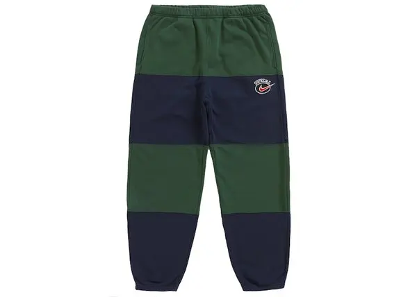 Supreme Nike Stripe Sweatpant - Navy Blue