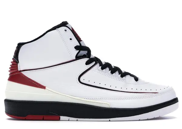 JORDAN 2 Retro - White/varsity Red/black