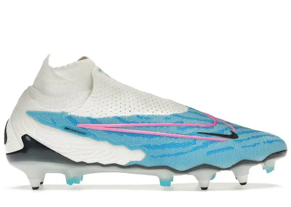 Nike Gripknit Phantom Gx Elite Dynamic Fit Sgpro Anticlog Traction Blast Pack - Baltic Blue/white/laser Blue