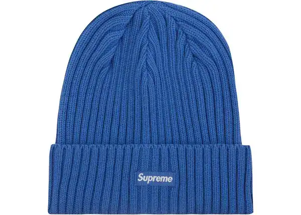 Supreme Overdyed Beanie - Blue | Editorialist
