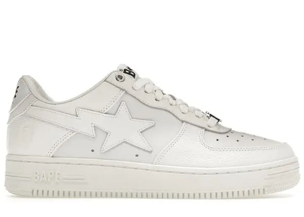 BAPE A Bathing Ape Sta Triple - White/black