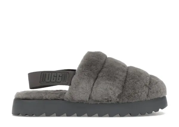 UGG Super Fluff Slipper - Charcoal