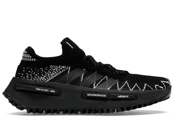 Adidas Nmd S1 Knit Neighborhood Sneakers - Core Black/bone/cloud White