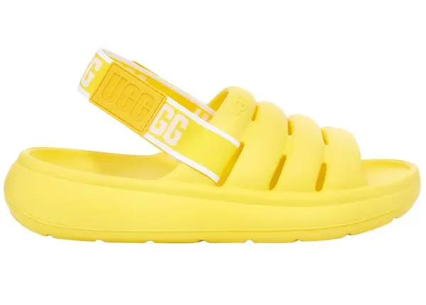 UGG Sport Yeah Slides - Canary Yellow
