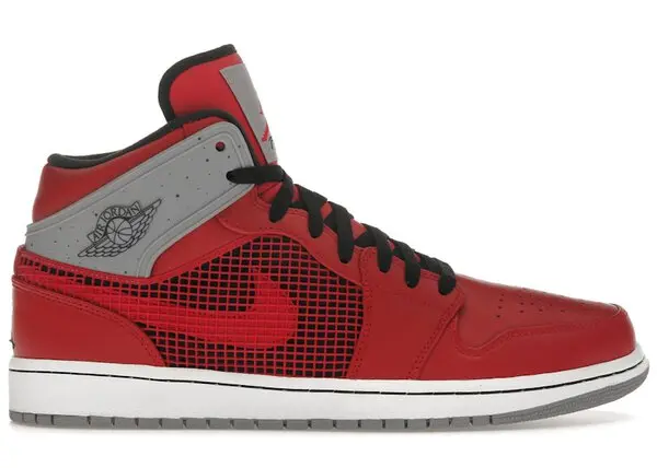 JORDAN 1 Retro 89 Sneakers - Fire Red/black/cement Grey