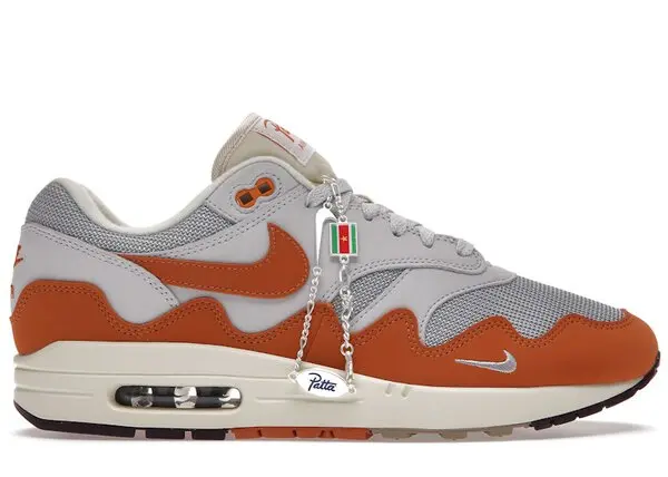 Nike Max 1 Patta Waves Sneakers - Metallic Silver/monarch/pure Platinum
