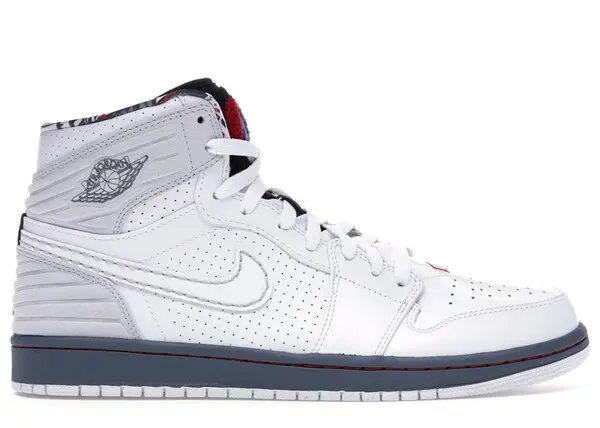 JORDAN 1 Retro 93 Bugs Bunny Sneakers - White/true Red