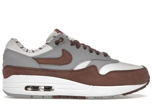 Nike Air Max 1 Premium Shima Shima Sneakers - Summit White/plum Eclipse/wolf Grey