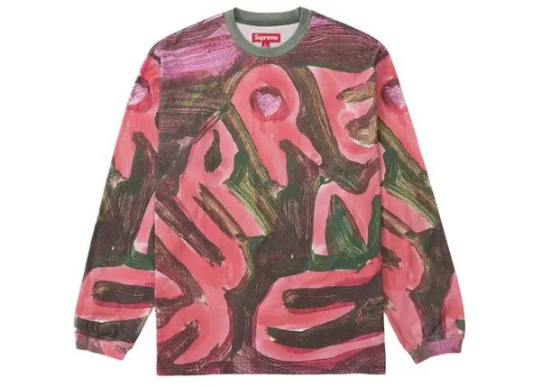 Supreme Paint Long Sleeve Top