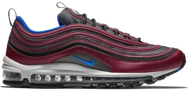 Nike Air Max 97 Sneakers - Cool Grey/night Maroon/pure Platinum