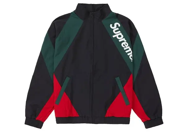 Supreme Paneled Track Jacket - Black