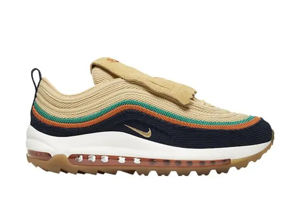 Nike Air Max 97 Golf Nrg Sneakers - Obsidian/celestial Gold/starfish