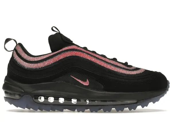 Nike Air Max 97 Golf Sneakers - Black/anthracite/oracle Pink