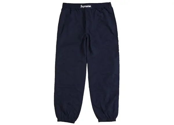 Supreme Paneled Warm Up Pant - Navy Blue