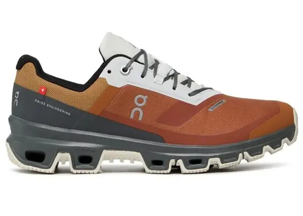 On Running Cloudventure Waterproof Sneakers - Pecan/lead