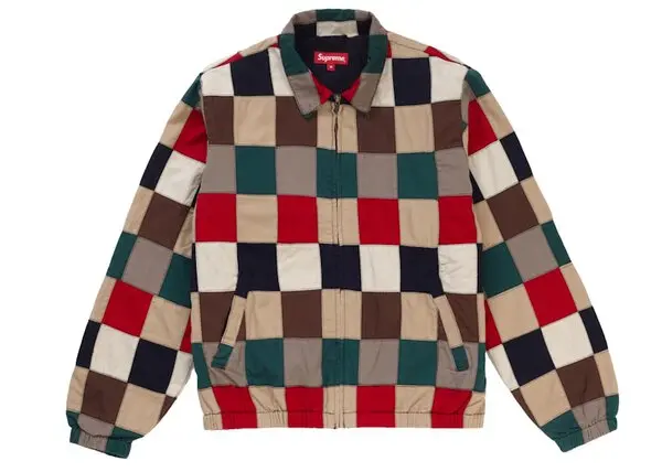 Supreme Patchwork Harrington Jacket