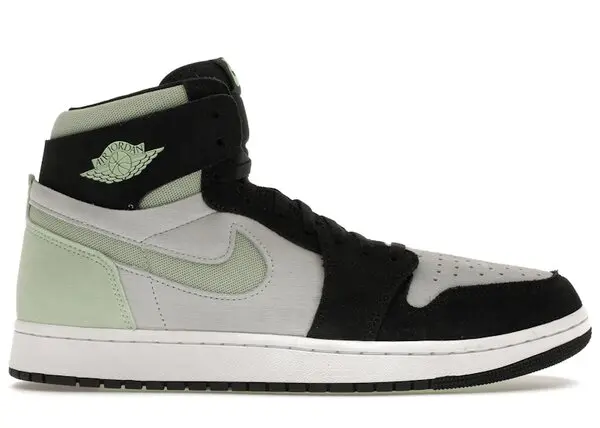 JORDAN 1 High Zoom Air Cmft 2 Sneakers - White/black/honeydew