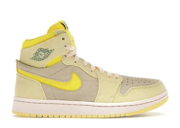 JORDAN 1 High Zoom Air Cmft 2 Sneakers - Citron Tint/dynamic Yellow/muslin