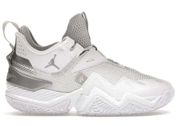 JORDAN Westbrook One Take Athletic Shoe - White/metallic Silver