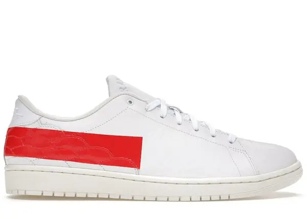JORDAN 1 Centre Court Sneakers - White/university Red